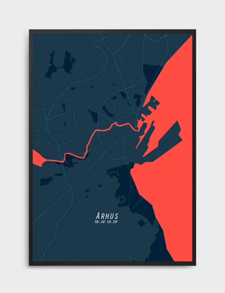 Aarhus Kort plakat | Paperbois